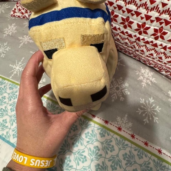Minecraft | Toys | Mojang Studios Minecraft Llama Plush Toy Yellow Blue ...